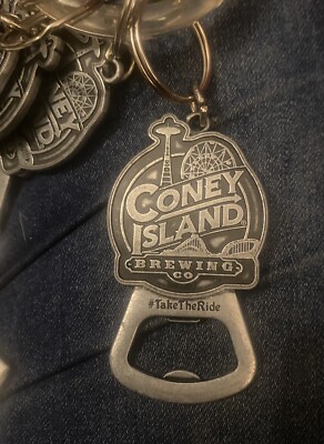 Coney Island Pewter Key Ring Coney Island Brewing Company Keychain | eBay