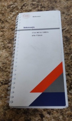 Tektronix CSA 803 & 11801A Reference Guide | eBay