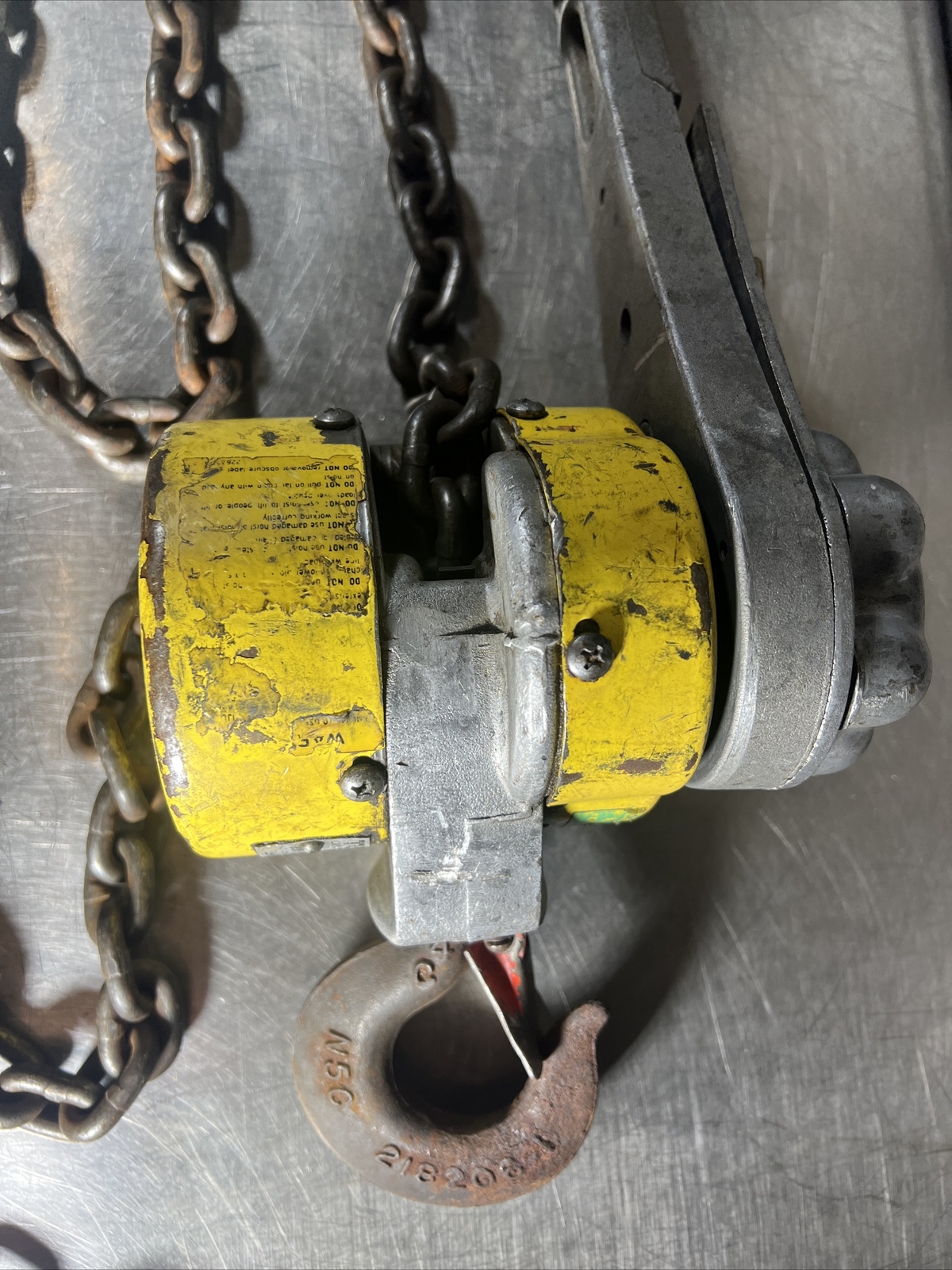 Tugit 1 Ton Ratchet Chain Hoist Come-A-long Winch Rigging. Item ID #1 ...