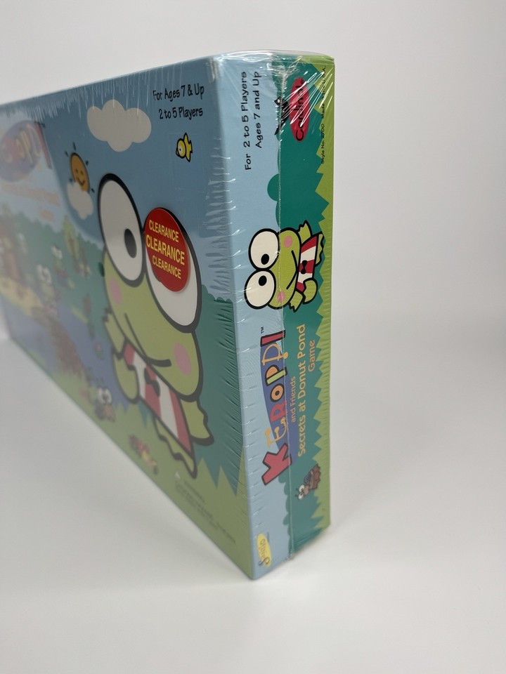 SEALED Sanrio Keroppi And Friends Secret At Donut Pond Board Game 1997 ...