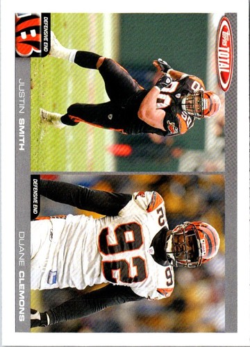 2004 Topps Total Justin Smith/Duane Clemons #226 Cincinnati Bengals | eBay