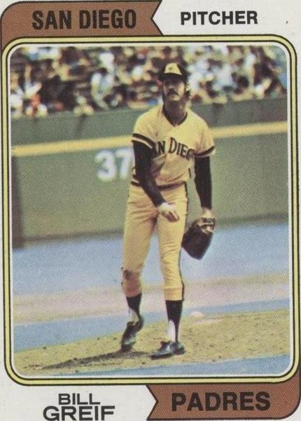 1974 Topps - San Diego #102 Bill Greif for sale online | eBay