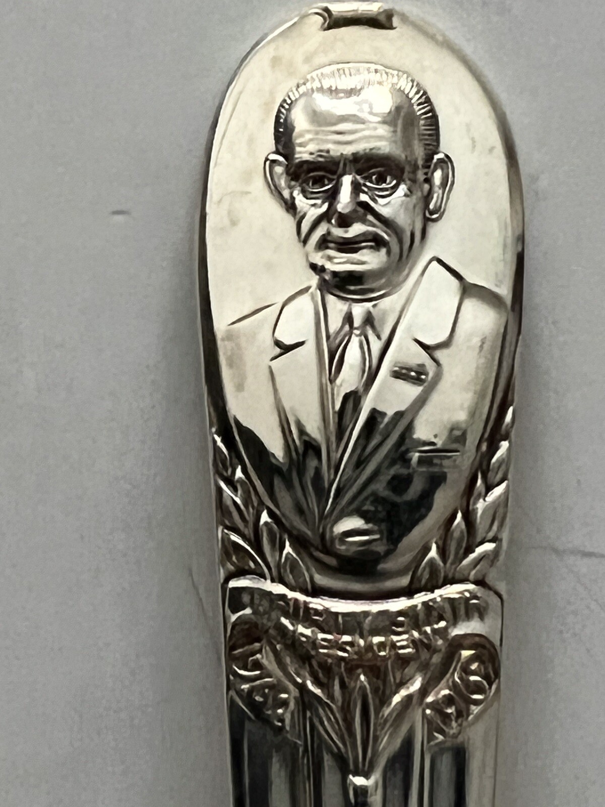 Lyndon B. Johnson Presidential Commemorative Spoon Wm. Rogers ...