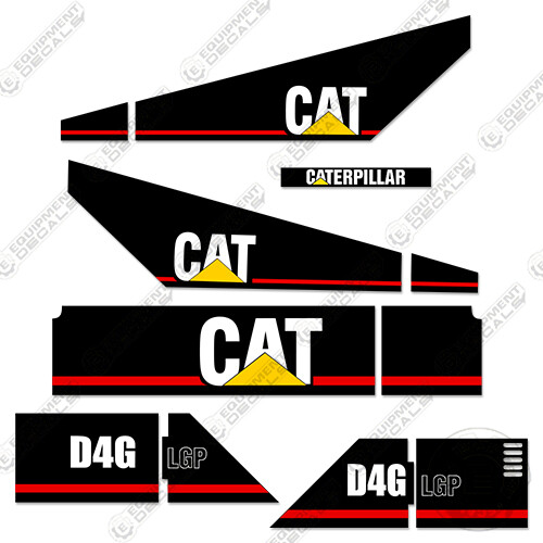 Fits Caterpillar D4G LGP Decal Kit Equipment Crawler Tractor Dozer 7 ...