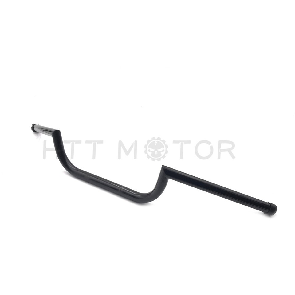 Black 7/8" Bars Cafe Racer Ace Clubman Handlebar For CB500 CB650 CB750 ...