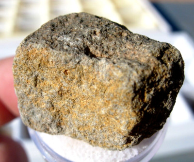 12.6 grams NWA 2828 Meteorite ( classified as EL-melt rock ) as found ...