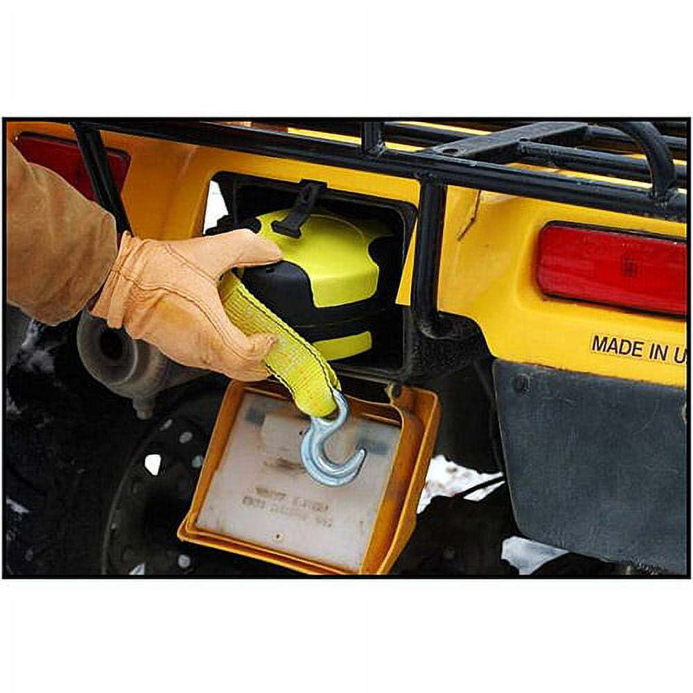 Retractable Tow Strap with Hooks 14ft 9000 lbs Commercial Heavy Duty 1 ...