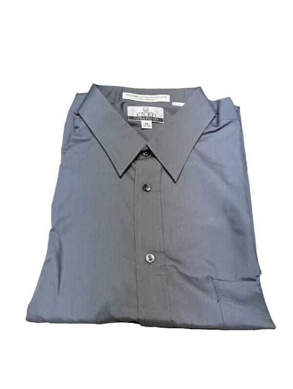 NWT Enro Ultra Poplin Dress Shirt Big Tall Charcoal 18" Neck/35"-36 ...
