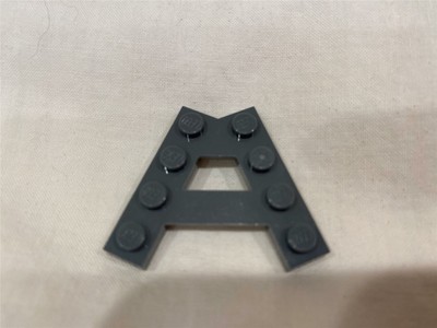 15706 LEGO Parts~(4) Wedge, Plate A-Shape w 2 Rows 4 Studs 15706 DK BL ...