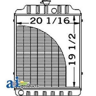 1695721M2 Radiator Massey Ferguson 375 383 390 393 399 | eBay
