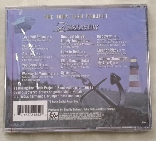 John Tesh project Discovery SEALED CD w/ Hype sticker GTSP 1996 | eBay