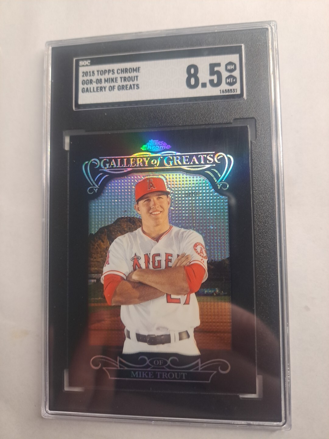 2015 Topps Chrome Gallery of Greats Mike Trout #GGR-08 SGC 9.5 | eBay