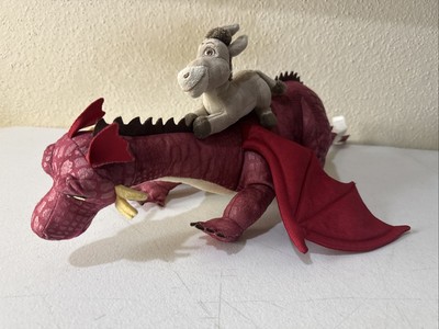 Universal Studios Shrek 4-D 22" Donkey Riding Dragon Plush Toy 2016 | eBay