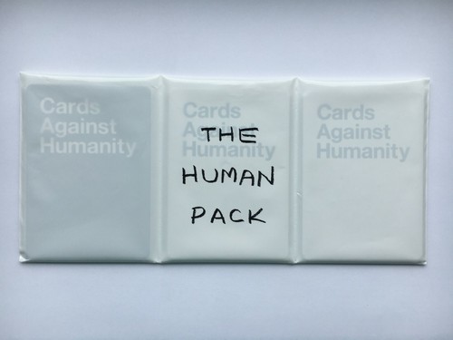 Cards Against Humanity: Human Pack Expansion - Limited Edition Black ...