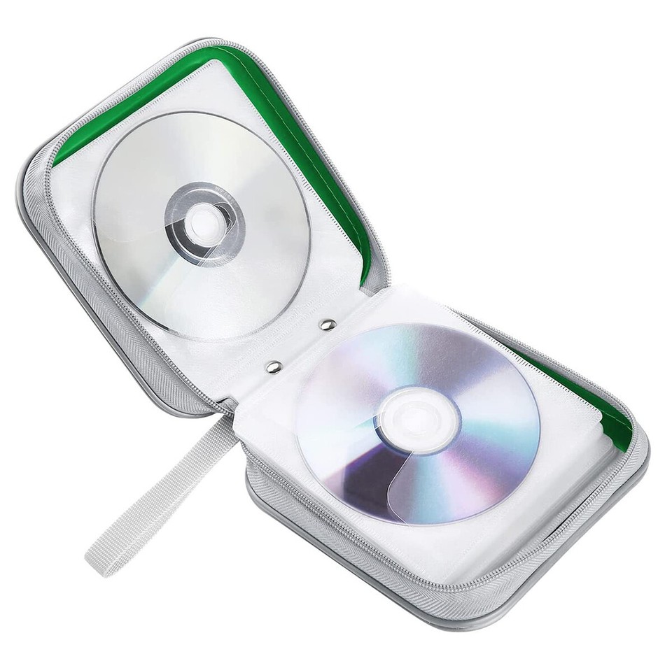 DVDs Wallet Holder CD/DVD Case for Car Home Binder Storage Bag Booklet ...