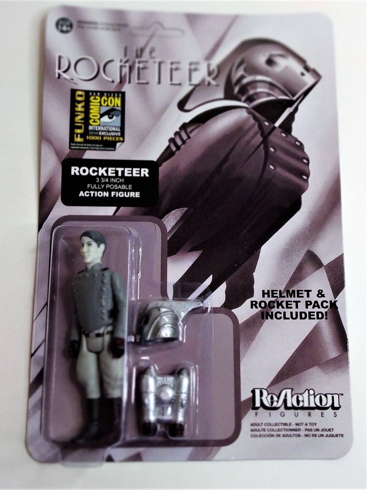 2014 SDCC Exclusive Funko ReAction The Rocketeer Action Figure Black ...