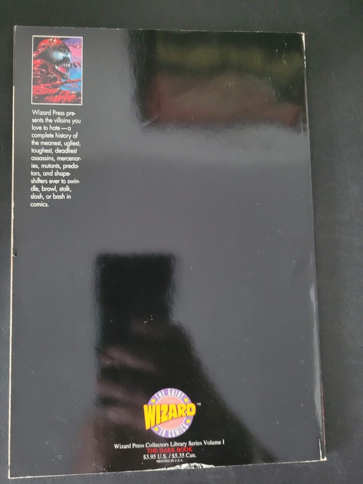 WIZARD PRESS COLLECTORS LIBRARY SERIES Vol 1 THE DARK BOOK 1994 CARNAGE ...