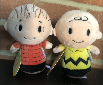 Peanuts CHARLIE BROWN Linus Peanuts Plush Itty Bittys Plush Hallmark ...