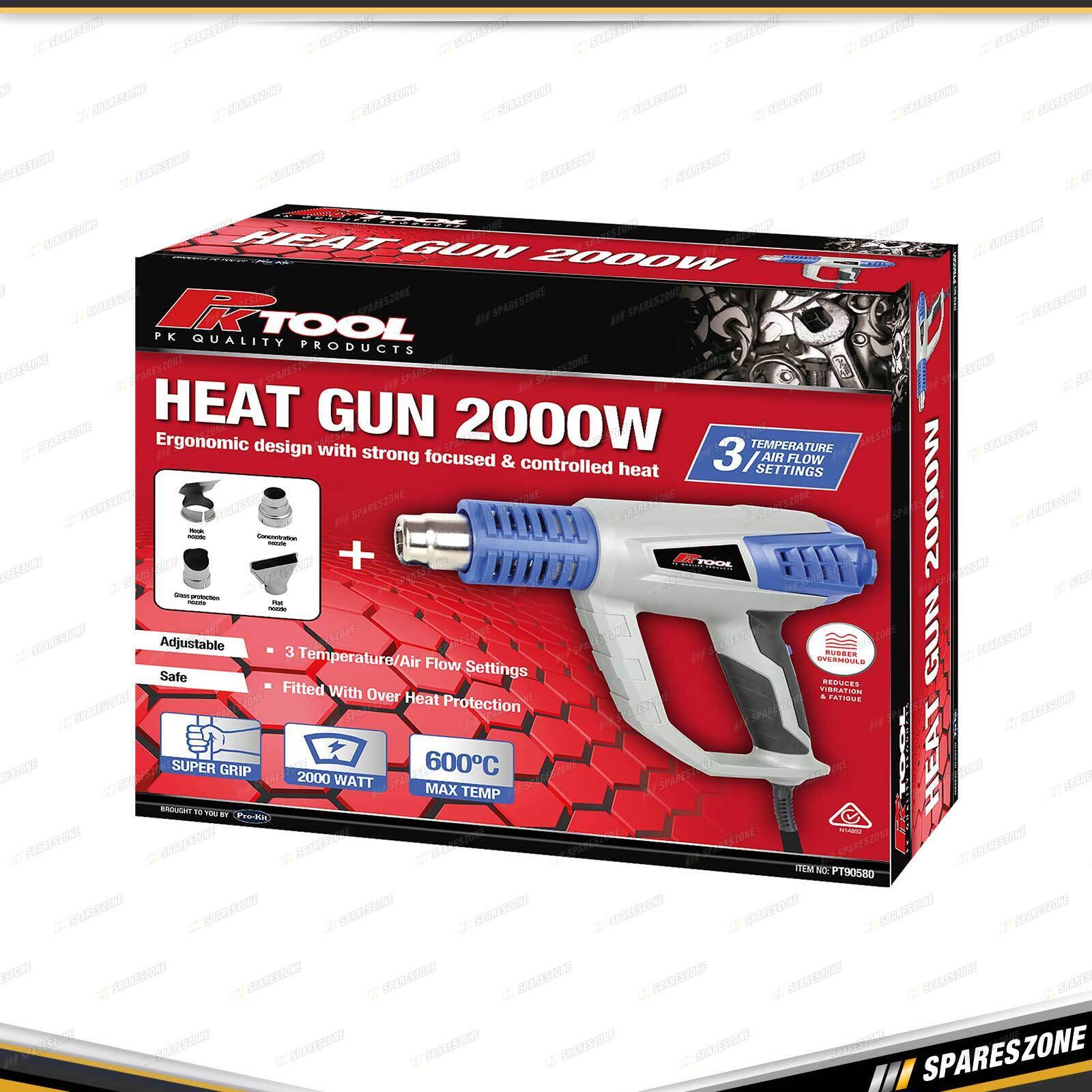 PK Tool 2000W Heat Gun - Ergonomic Design with Strong Focused ...