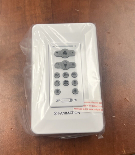 Fanimation 16 Speeds DC Wall Control, Fan/Light/CCT Select, White ...