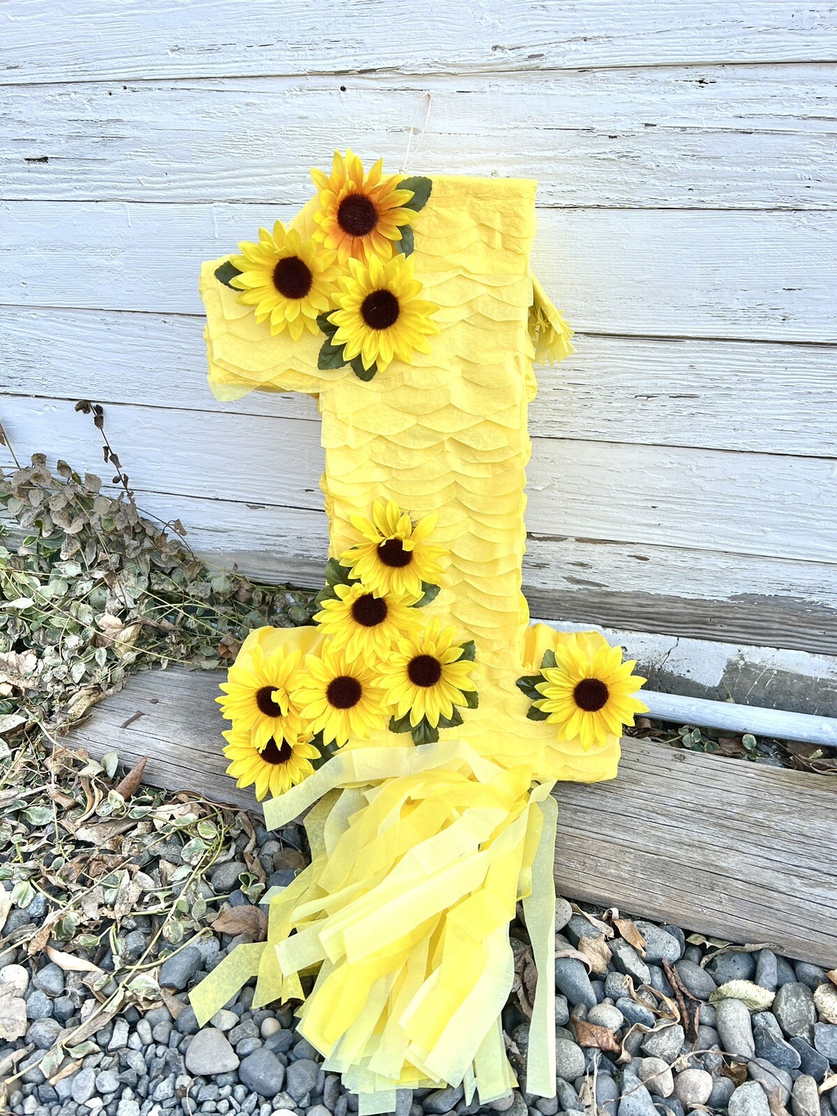 Sunflower Number One Piñata Birthday Party Flowers | eBay