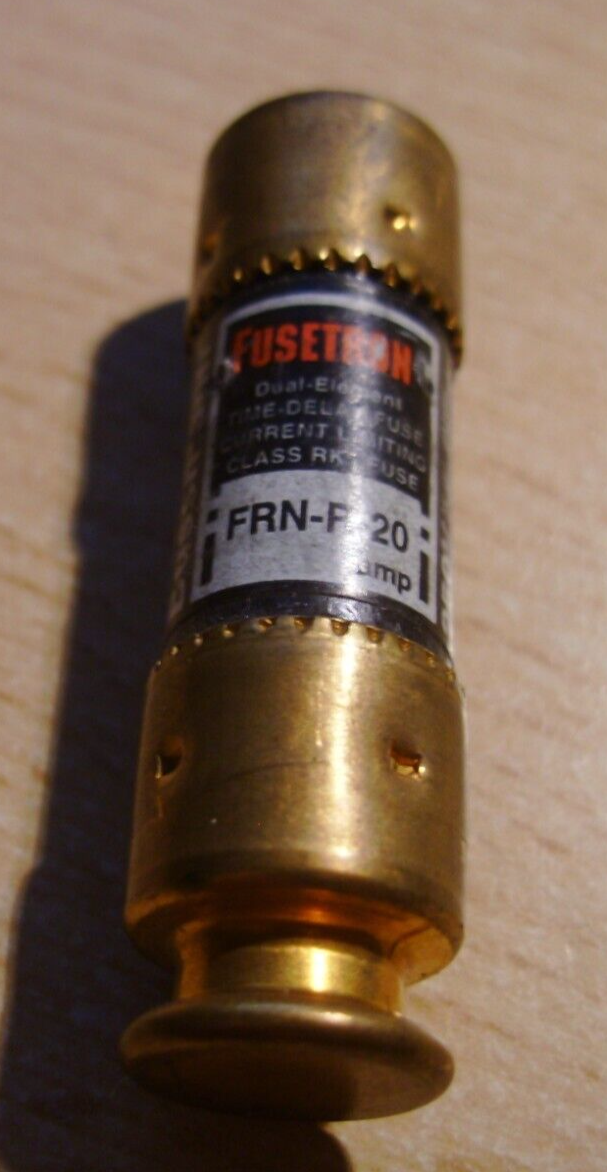 Buss FRN-R-20 FUSETRON - Time Delay - Fuse - 15A - 250V - Bussmann | eBay