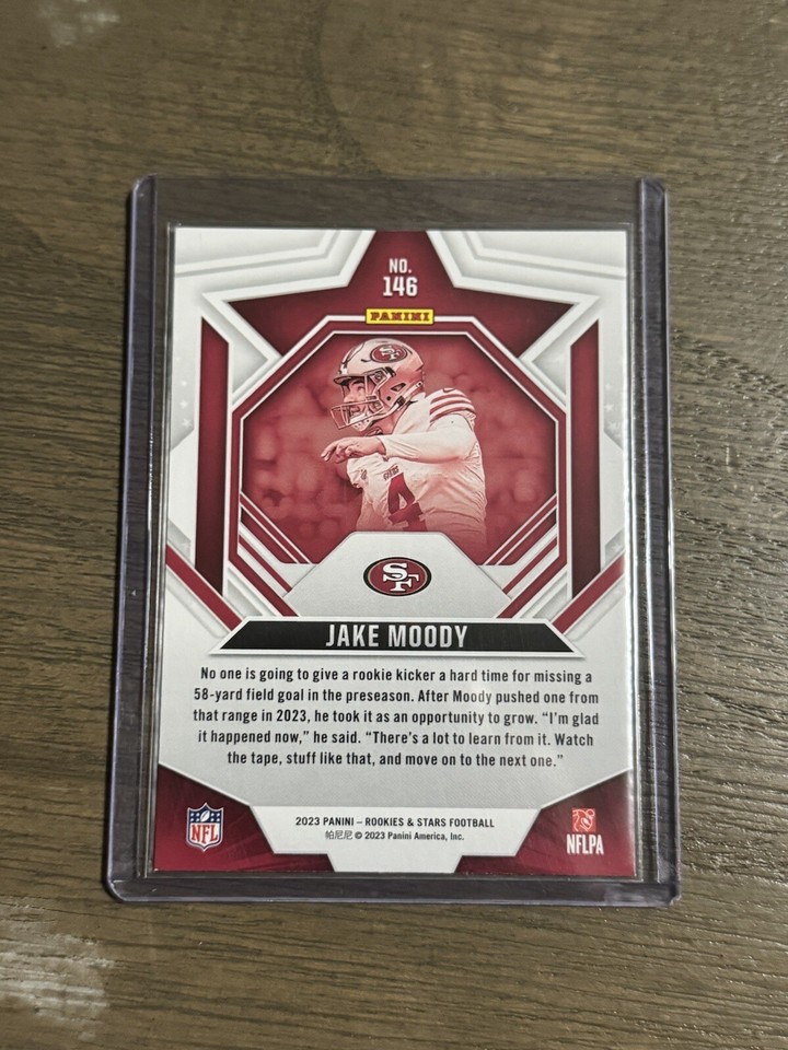 2023 Panini Rookies & Stars Jake Moody RC 49ers #146 Rookie Card | eBay