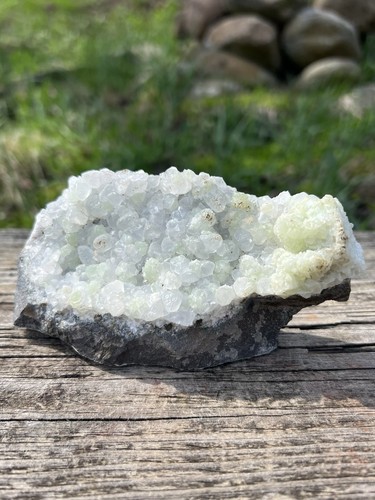 Large Prehnite Apophyllite Cluster- Natural 4.5” Raw Green Prehnite Apophyllite | eBay