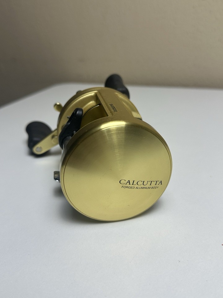 Shimano Gold Calcutta 400B Baitcasting Fishing Reel with | eBay