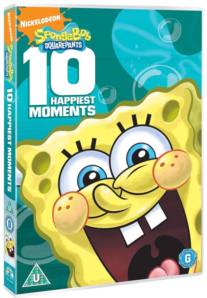 Spongebob 10 Happiest Moments (DVD) Spongebob Squarepants (UK IMPORT ...