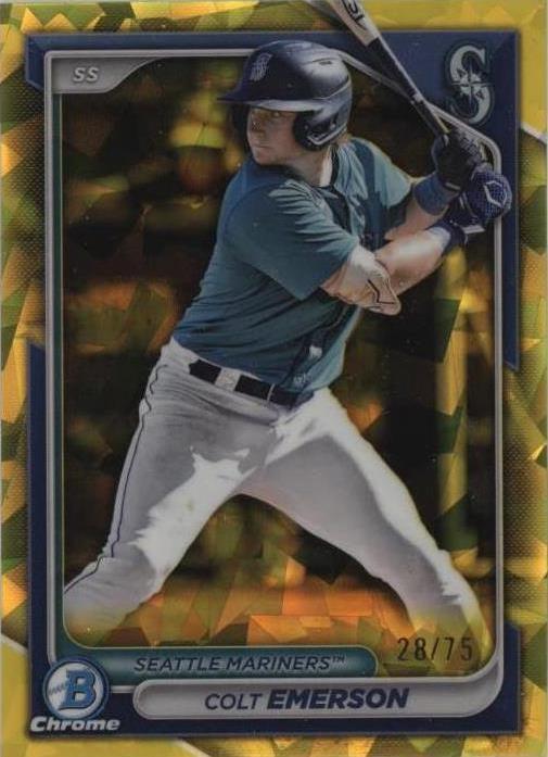 2024 Bowman Chrome Sapphire Edition - Prospects Colt Emerson #BCP-238 ...