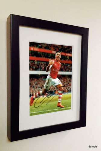 7x5 Signed Alexis Sanchez Autographed Arsenal Photo Picture Frame ...