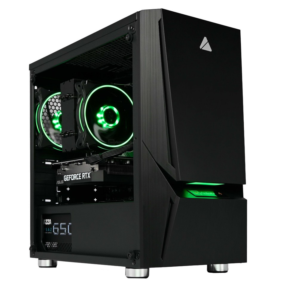 Gaming PC AMD Ryzen 5 5600G, 16GB RAM, 500GB SSD, 650Watt + WLAN BT ...