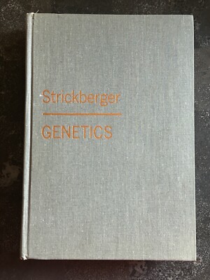 Genetics (1976) | Monroe W. Strickberger 9780024180902| eBay