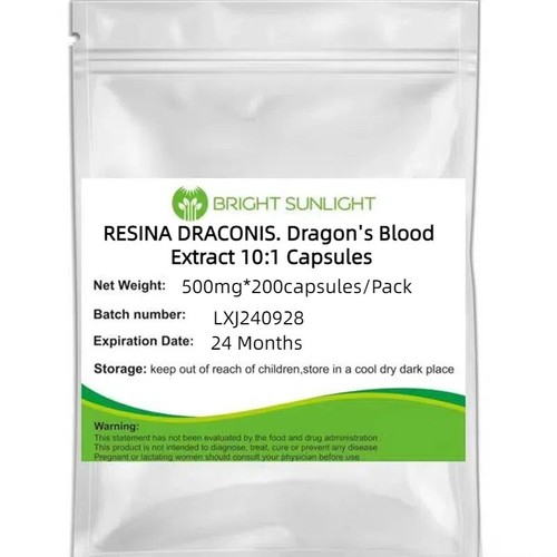 RESINA DRACONIS. Dragon's Blood Extract 10:1 Capsule 500mg*200capsules ...