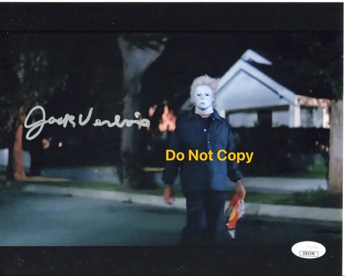 JACK VERBOIS signed 8x10 Photo BEN TRAMER HALLOWEEN 2 II JSA ...