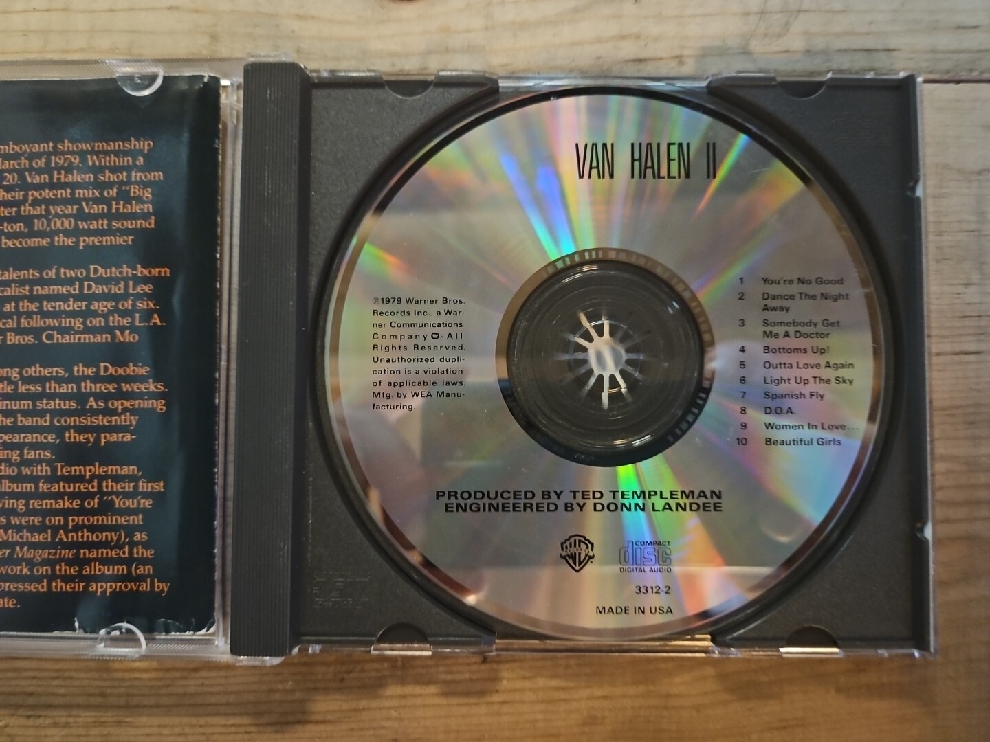 Van Halen II by Van Halen (CD, Jan-1987, Warner Bros.) 75992739122| eBay