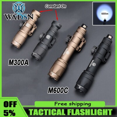 WADSN Tactical Surefir M600C M600 M300 Scout Light Weapon Flashlight ...