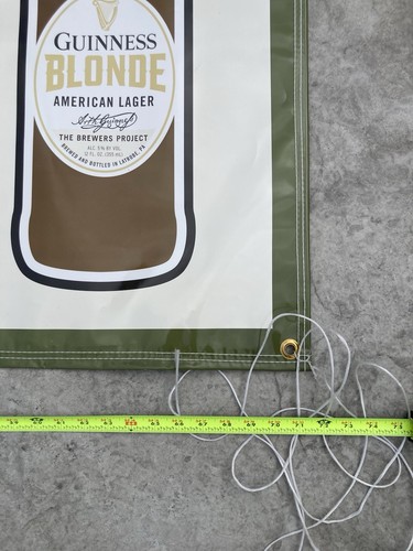 🔥 Guinness Blonde St Patrick’s Day Irish Vinyl Beer Party Banner Sign ...