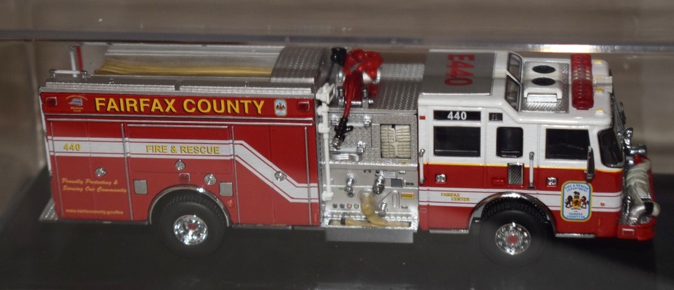 Code 3 Pierce Dash Engine Fire Truck #440 Fairfax County, VA - NEW in ...
