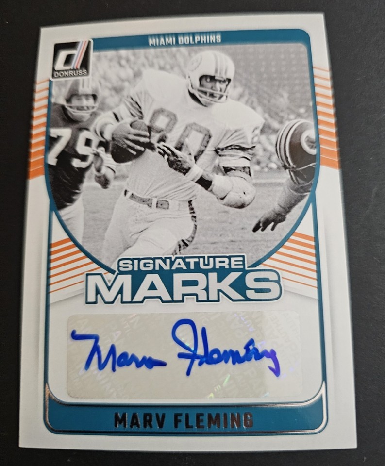 2024 Donruss Signature Marks Marv Fleming Autograph #SMA-MFL - Super ...