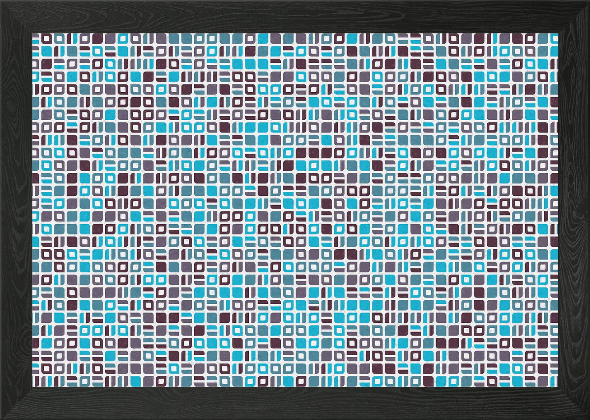 Geometric Pattern Framed Wall Art Poster Canvas Print Picture | eBay UK