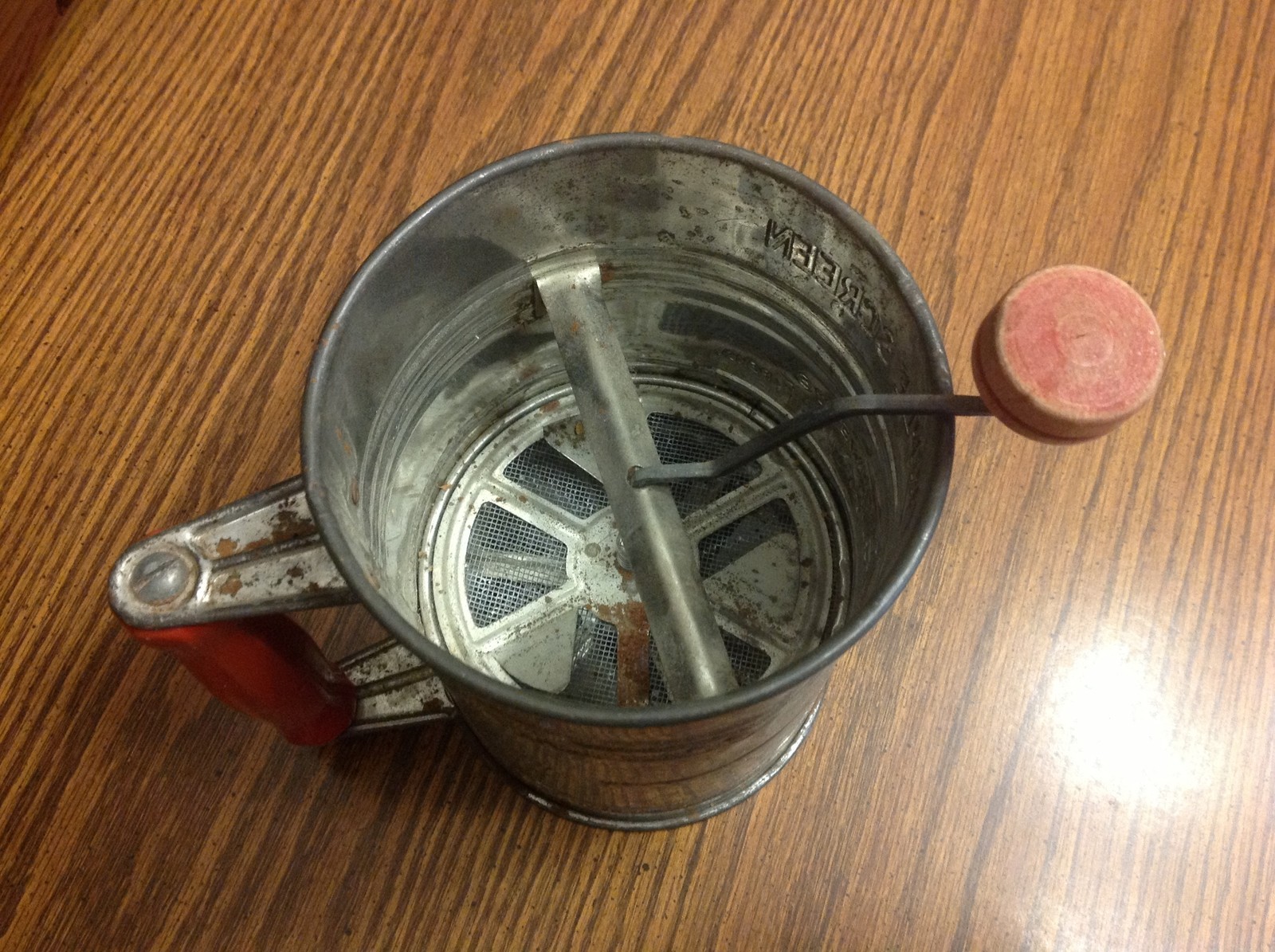 Vintage Flour Sifter Bromwell's Triple Screen Aerator Flour Sifter W ...