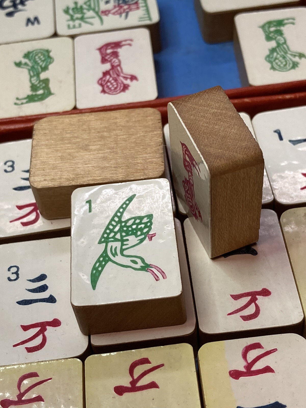 4 Pung Chow Mahjong MAH JONGG Jong Tiles Your Pick | eBay