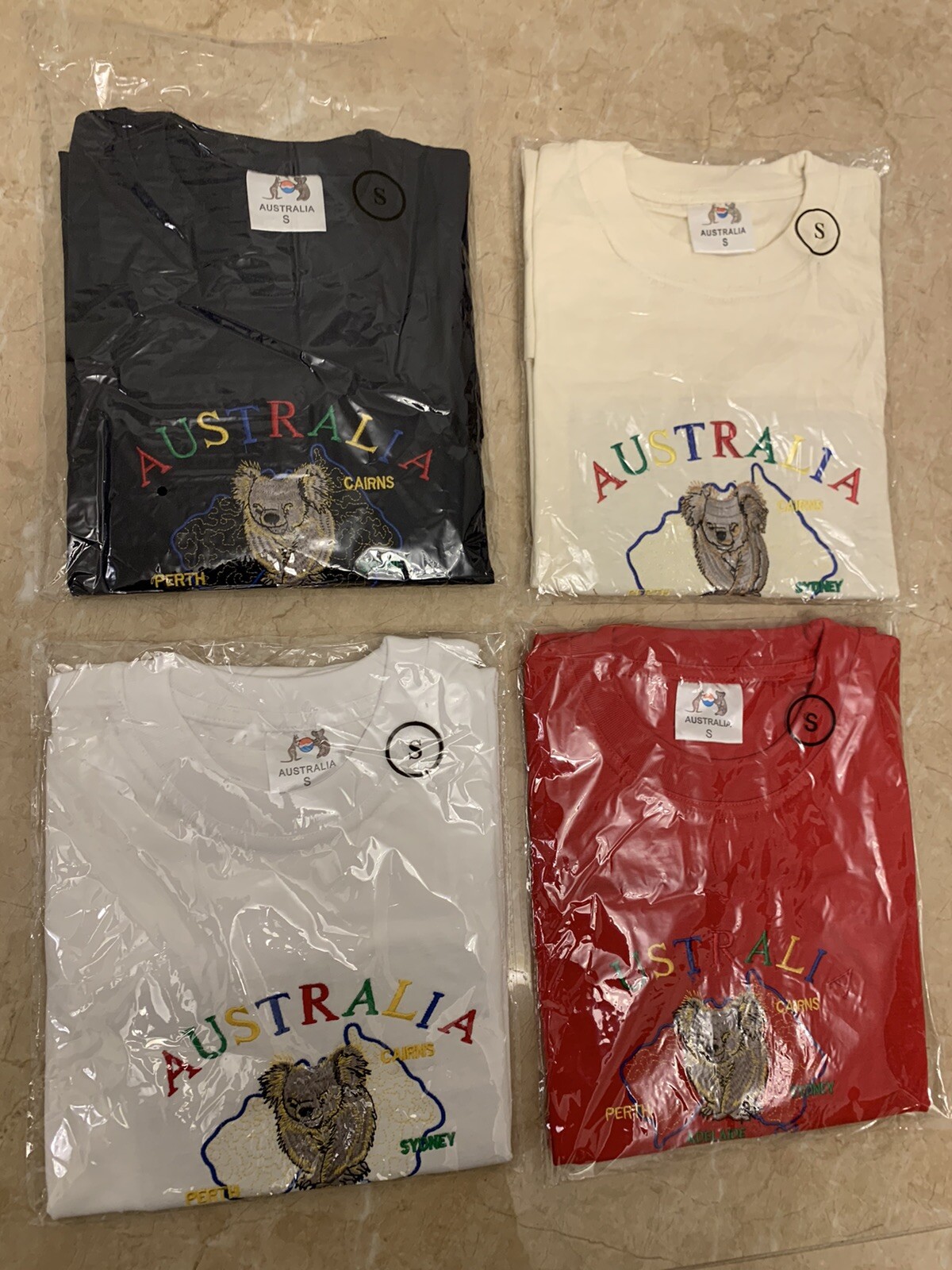 Australia Souvenir T shirt Koala Sydney Melbourne Adelaide Perth Cairns ...