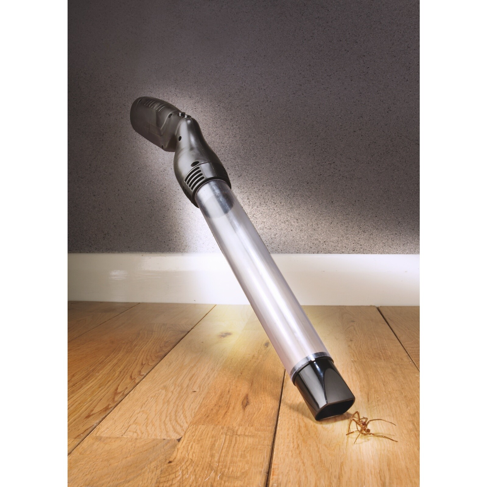 Powerful Cordless Handheld Spider Vacuum Cleaner Bagless Bug Insect ...