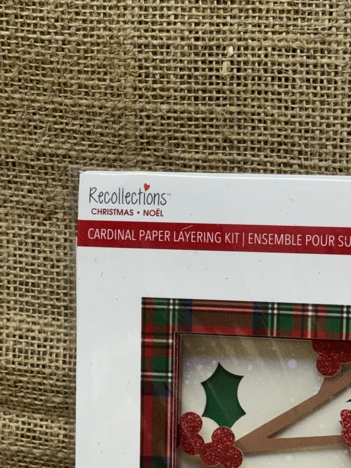 Recollections Christmas Cardinal Paper Layering Craft Kit - New! | eBay