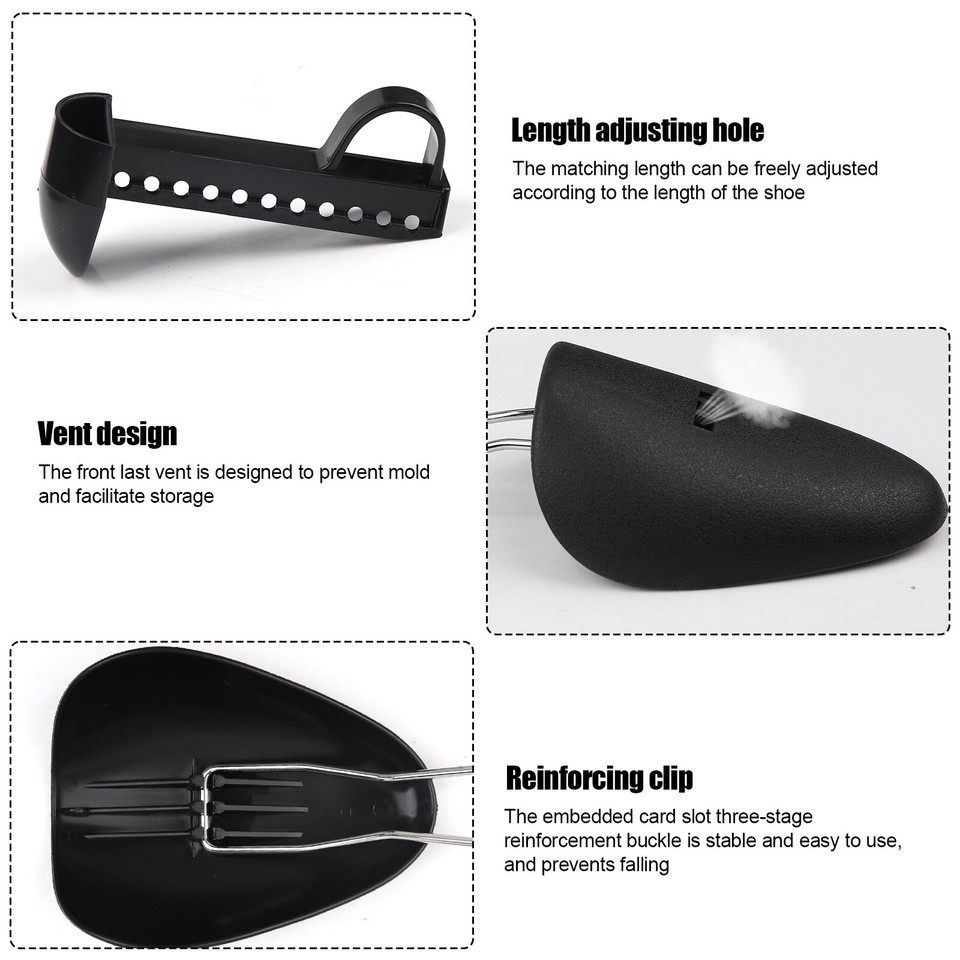 20Pcs Men Adjustable Form Plastic Shoe Tree Shaper Keeper Boot Shoe ...