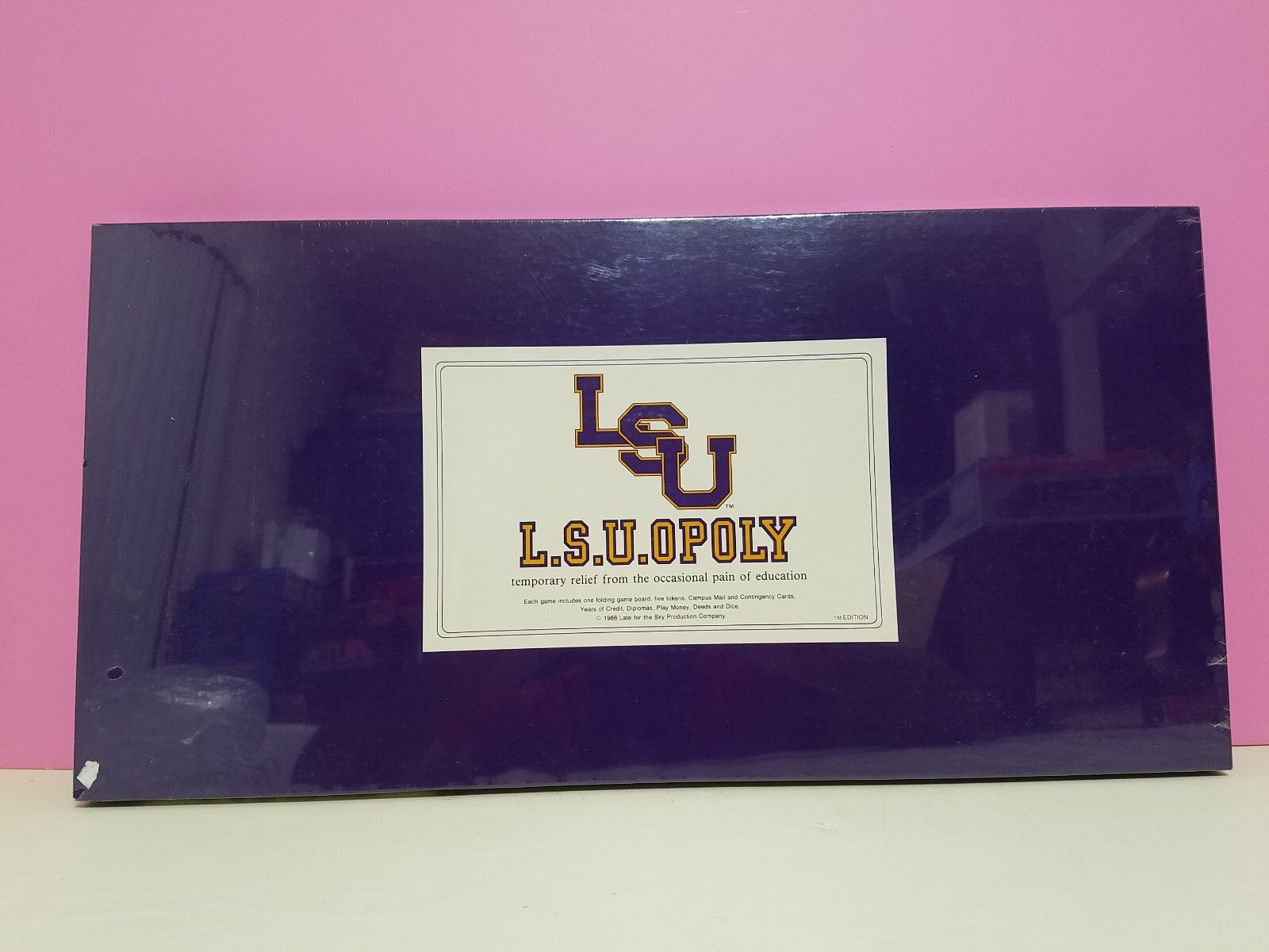 LSU OPOLY LOUISIANA STATE UNIVERSITY MONOPOLY BOARD GAME TIGERS NEW ...