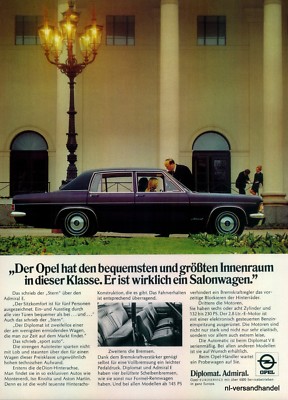 OPEL-ADMIRAL-1971-Reklame-Werbung-genuine Advert-La publicité-nl ...